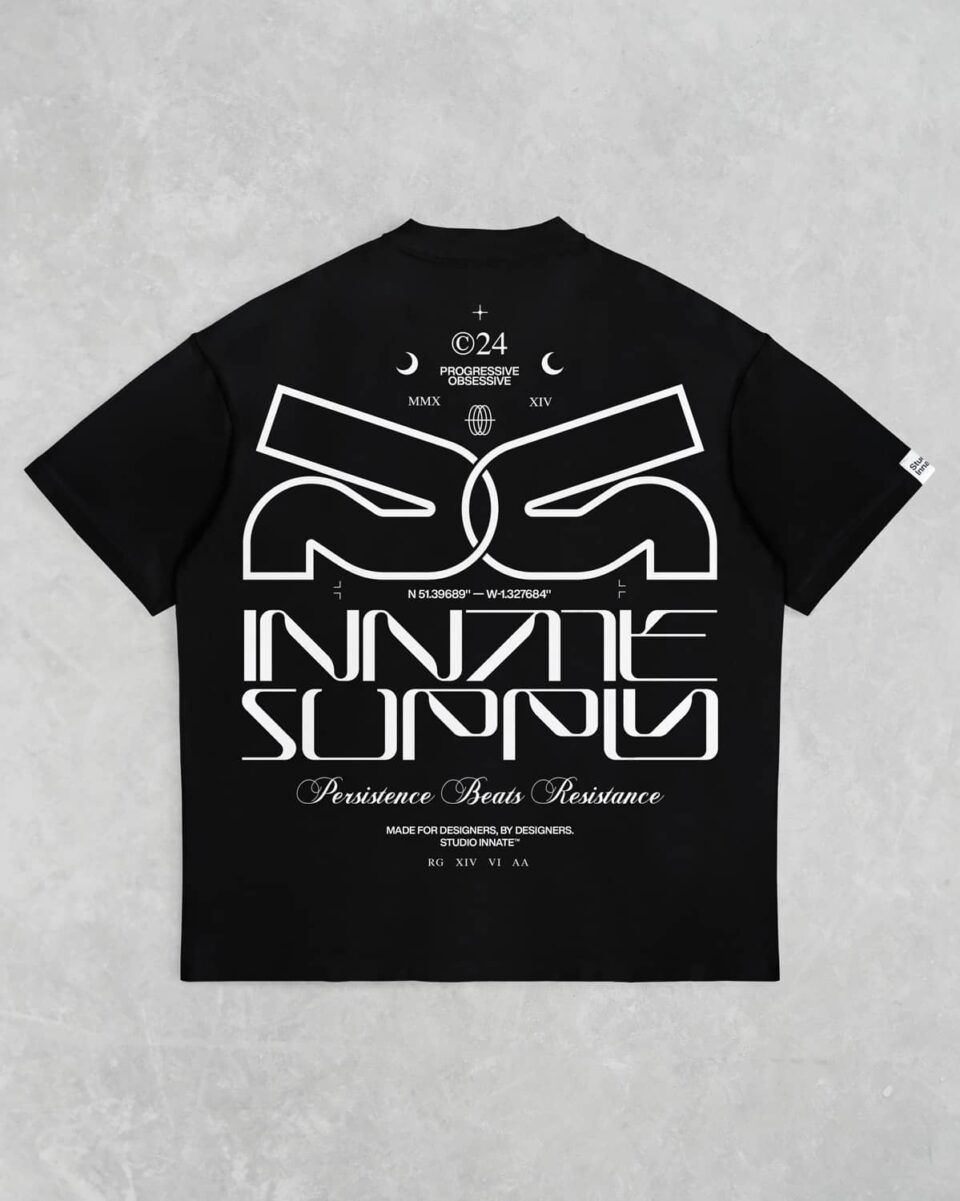 Progressive Obsessive T-Shirt | Black | Premium Heavyweight