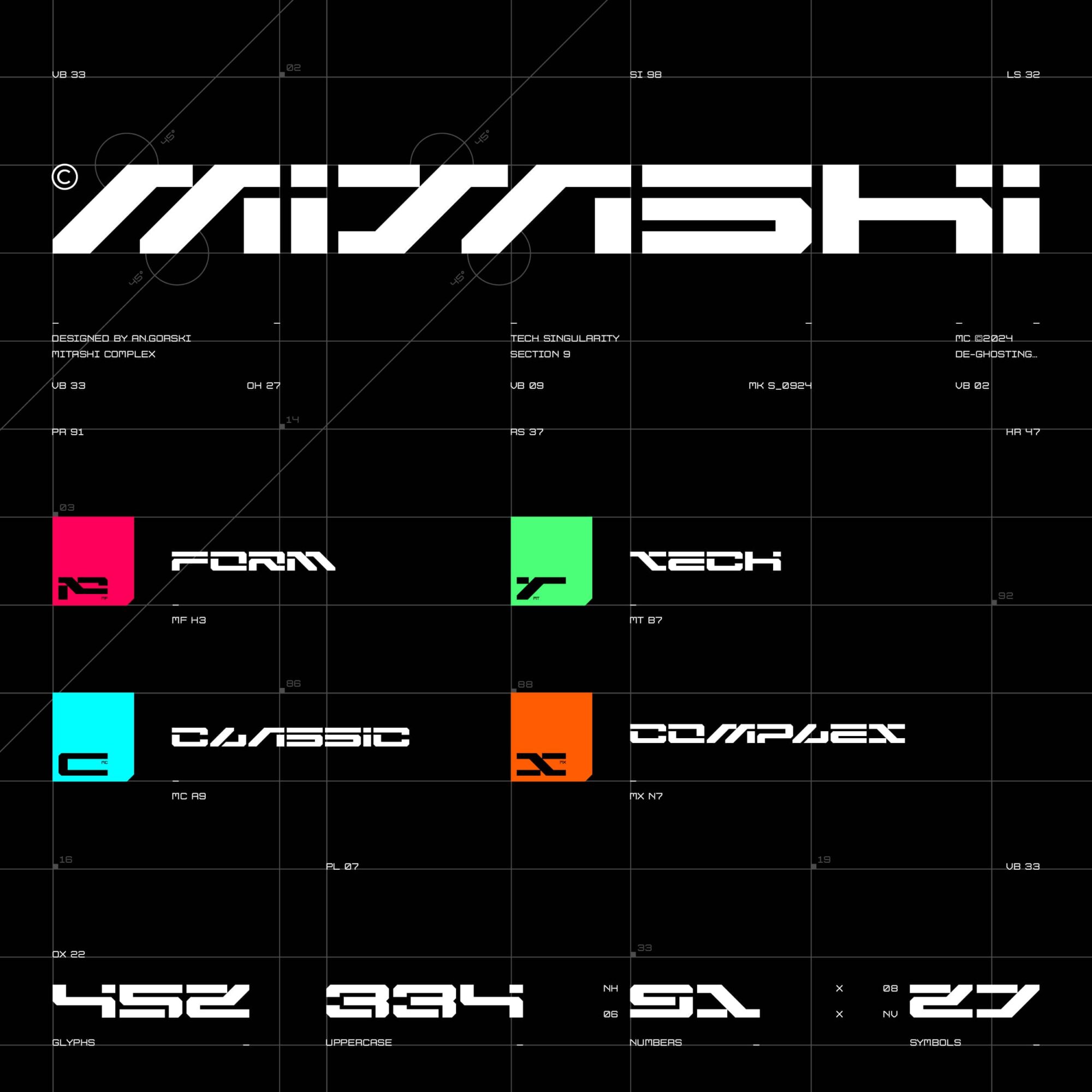 Mitashi Font – Futuristic Cyberpunk Typography