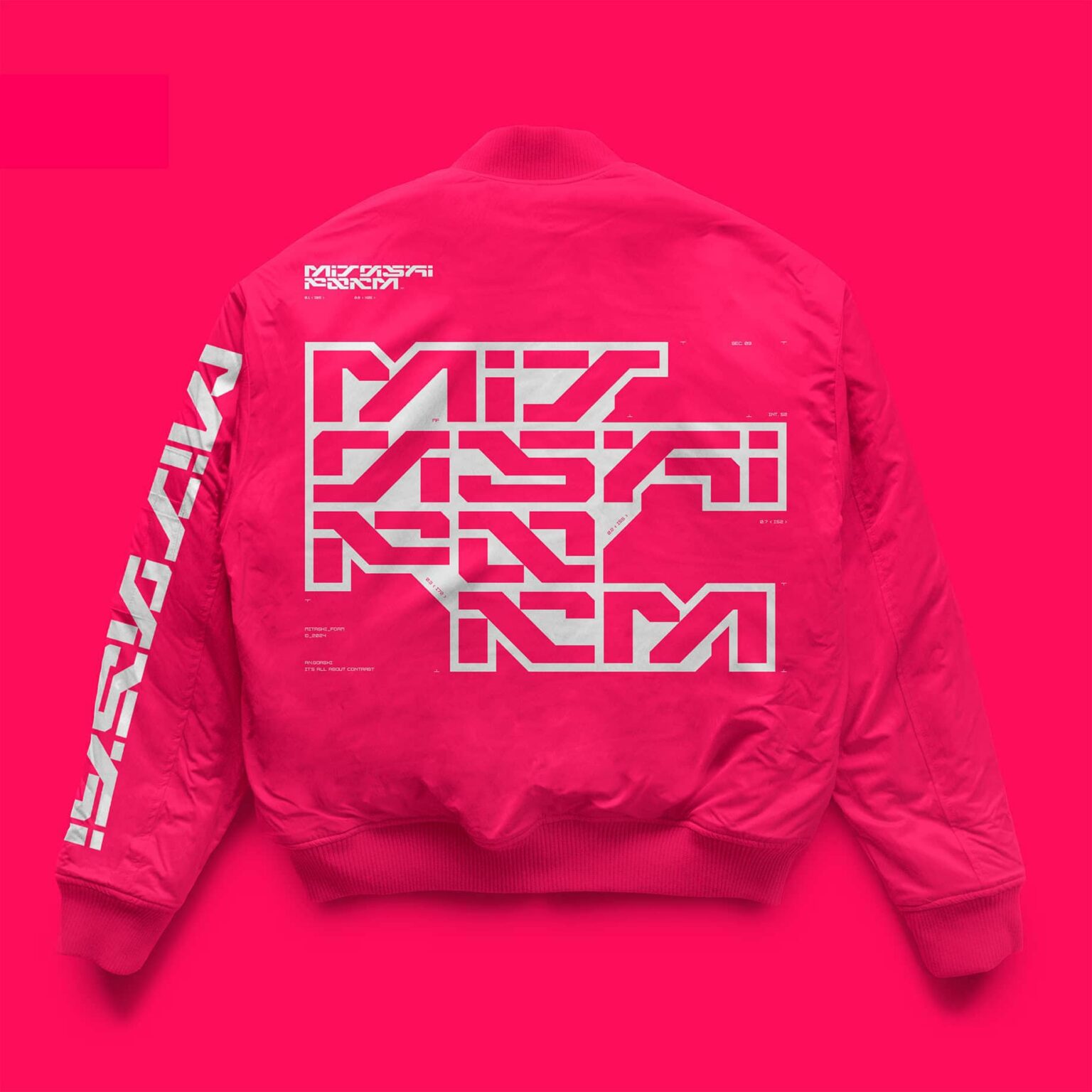 Mitashi Form Typeface – A Futuristic Font with Intricate Letterforms