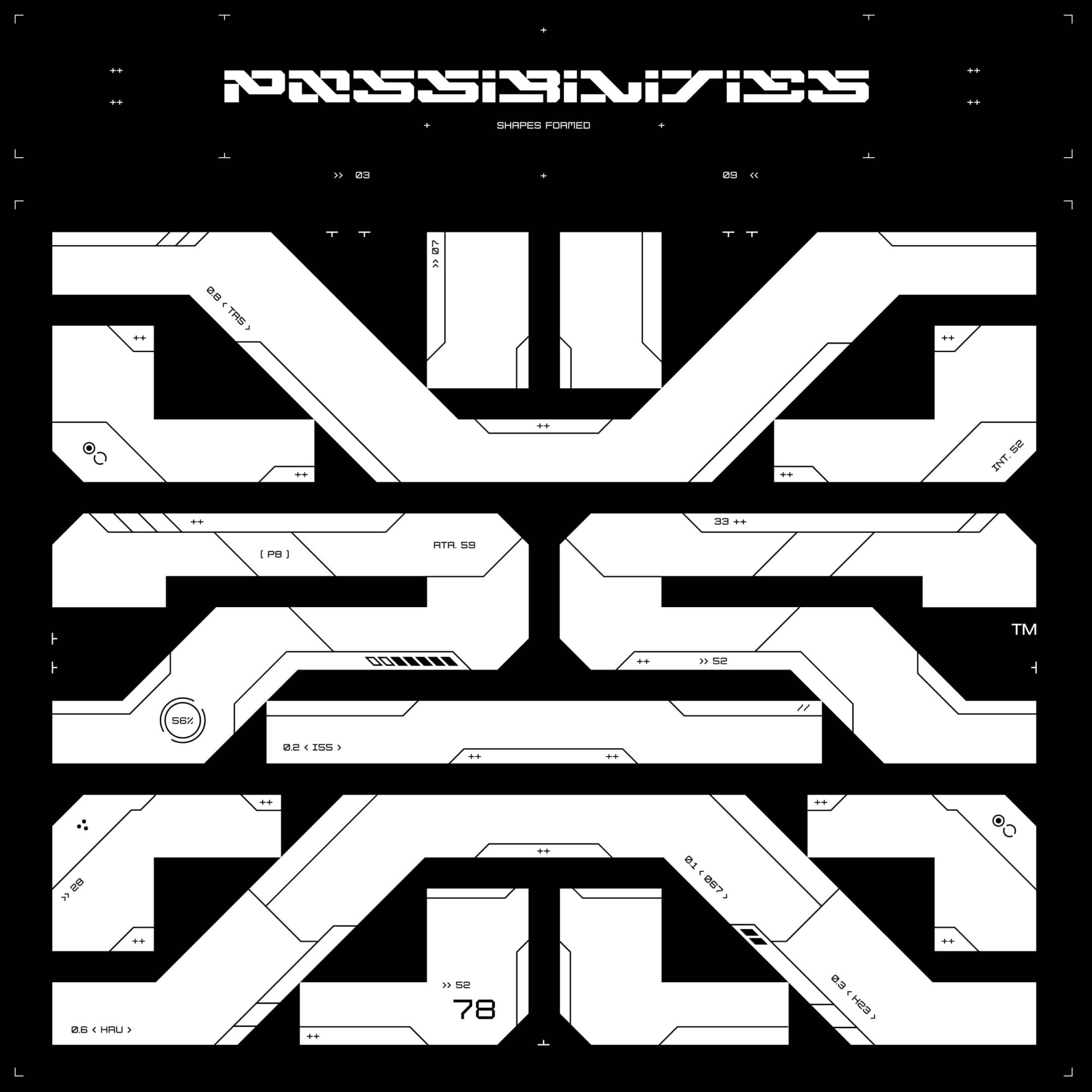 Mitashi Form Typeface – A Futuristic Font with Intricate Letterforms