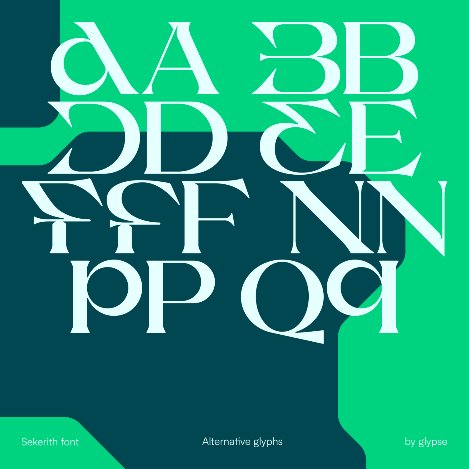 Sekerith Display Font – Celtic-Inspired Typeface for Bold Designs