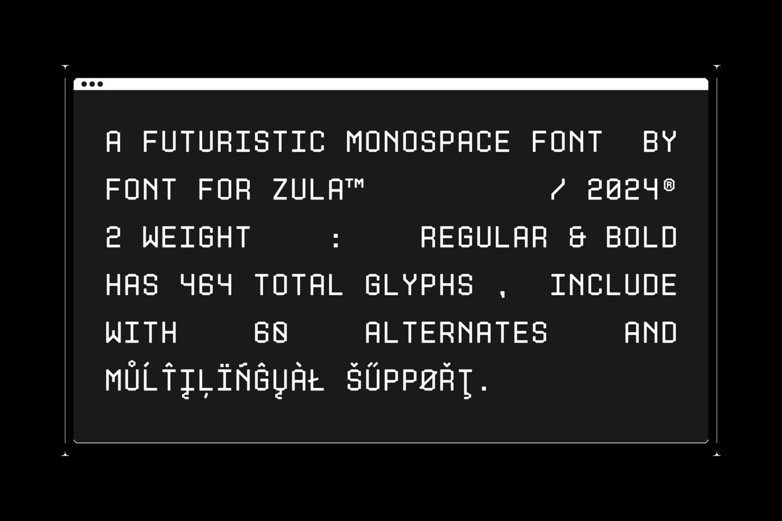 Astro Mono – Futuristic Monospaced Font with Geometric Precision