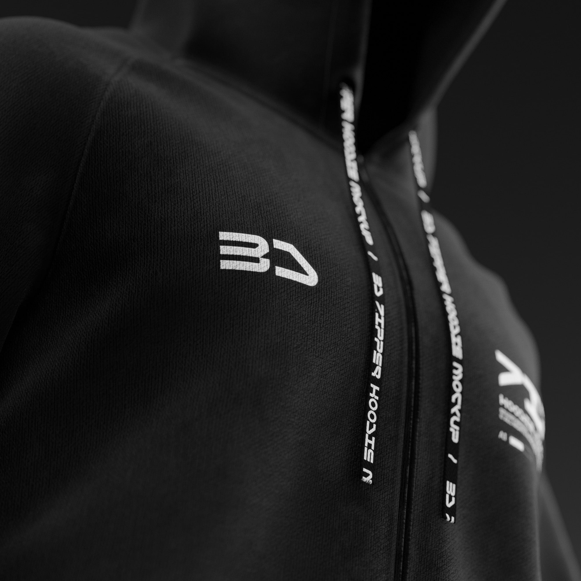 3D Zip-Up Hoodie Mockup – Blender File | Studio Innate