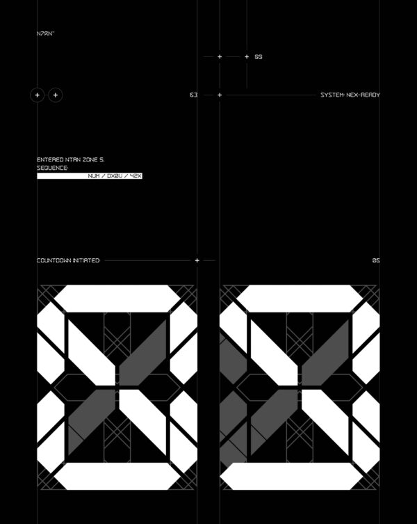 Netran Font – Futuristic Display Typeface for UI and HUD