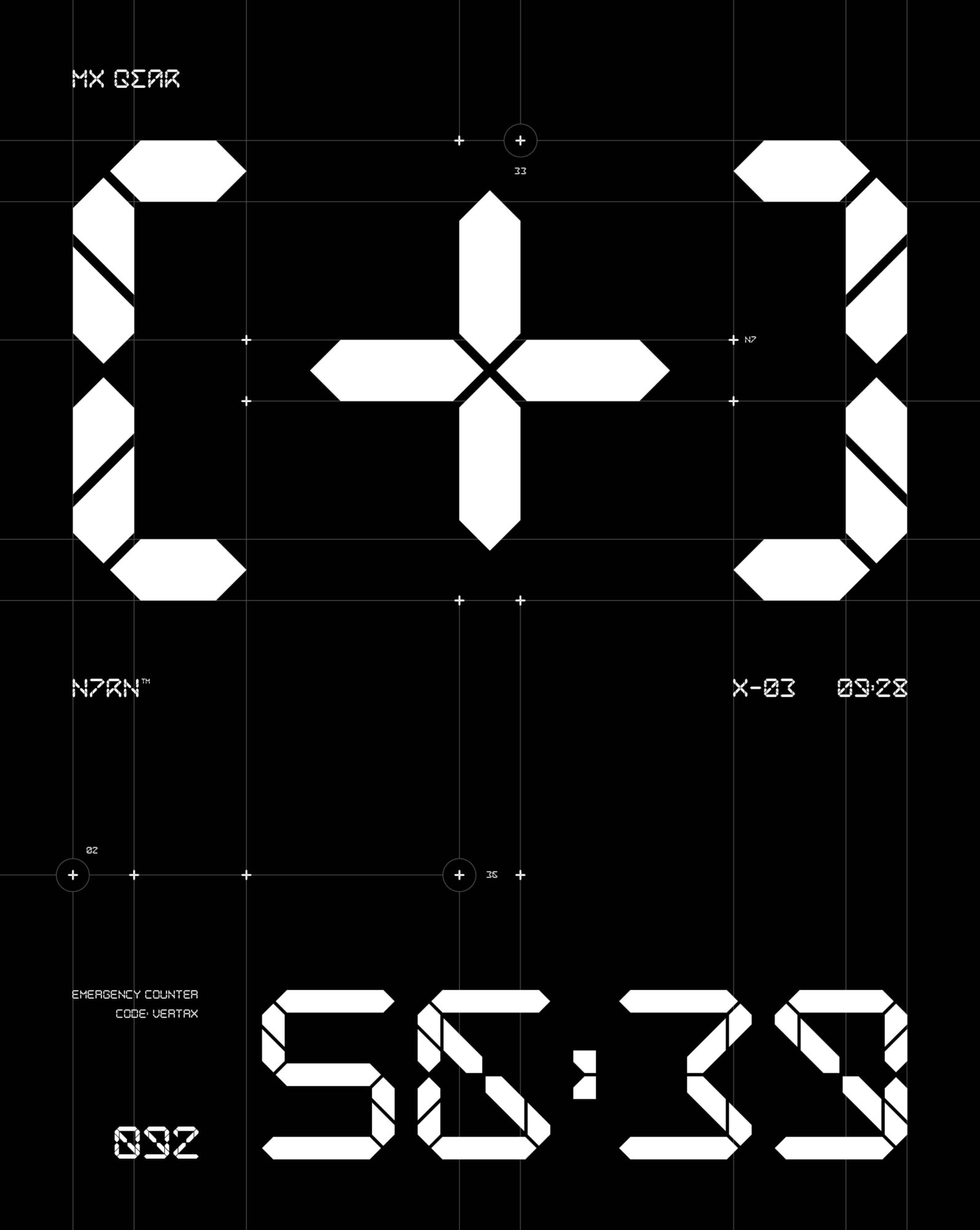 Netran Font – Futuristic Display Typeface for UI and HUD