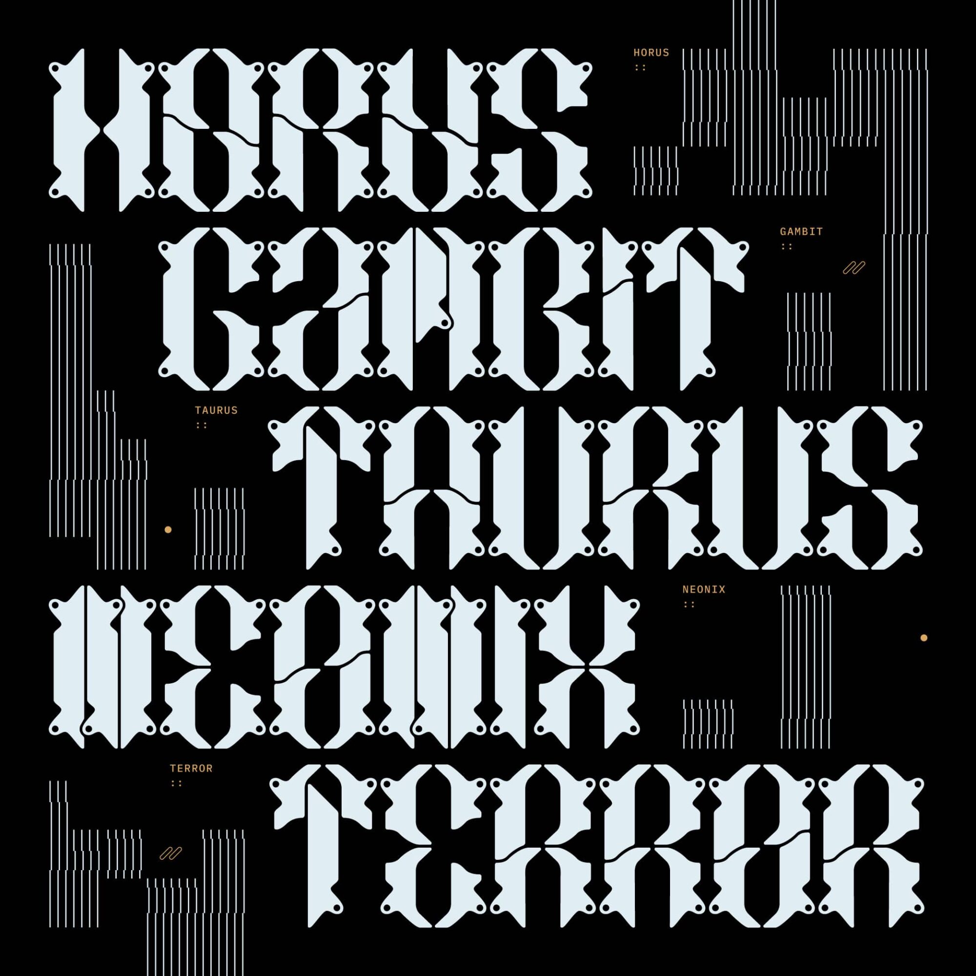 OCR Xyris – Futuristic Display Font for Logos, Posters & Heavy Metal Design