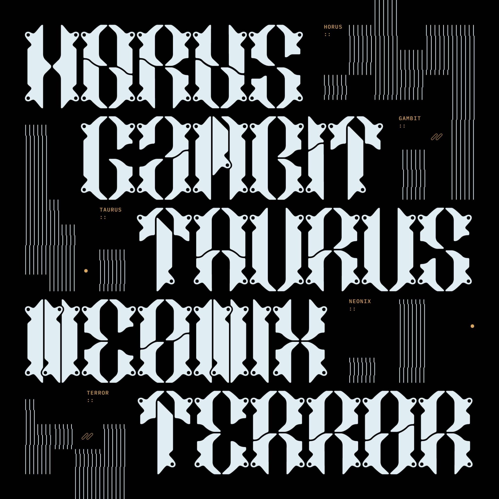 OCR Xyris – Futuristic Display Font for Logos, Posters & Heavy Metal Design