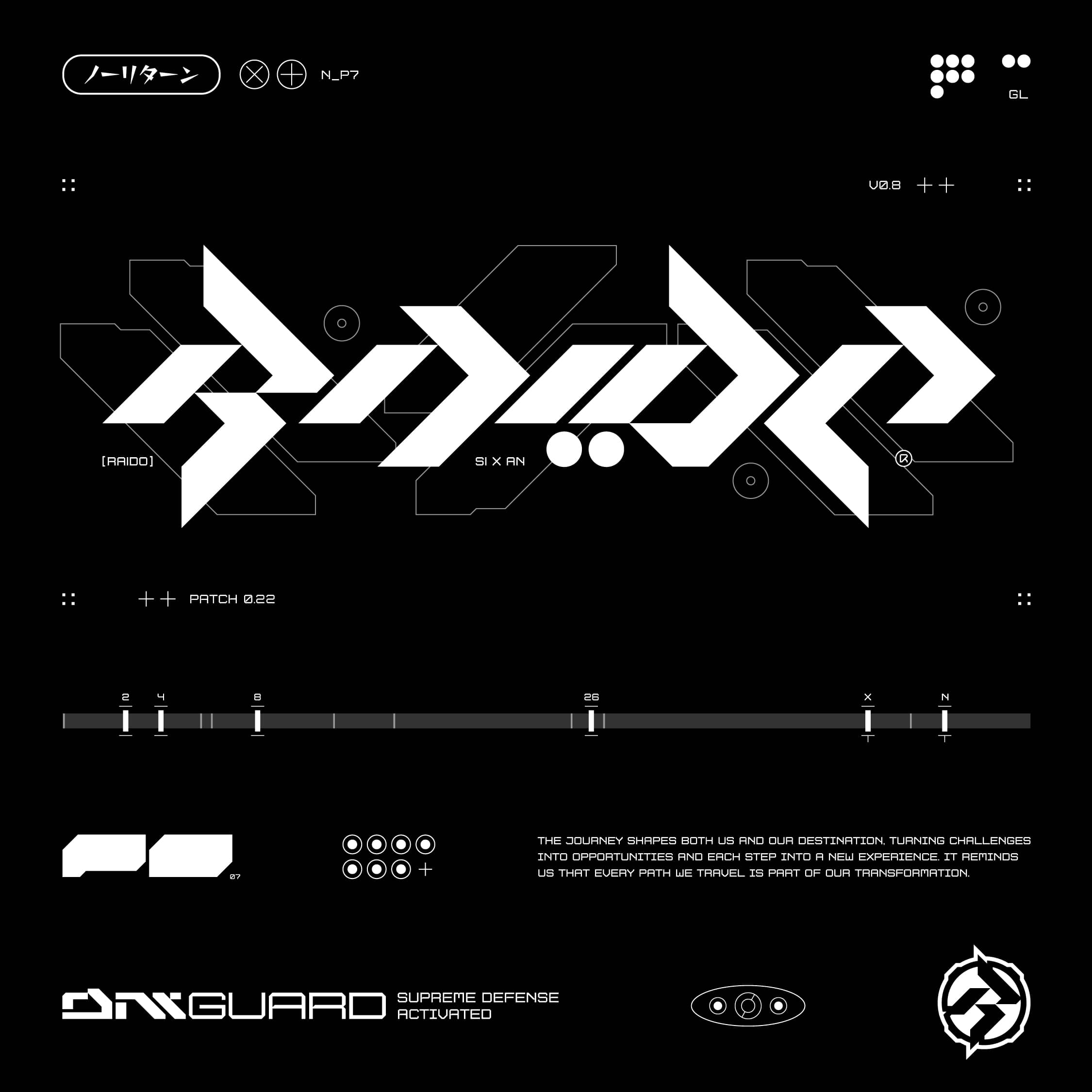 RAIDO Font & Vector Pack – Futuristic Sci-Fi Font + Vector Pack