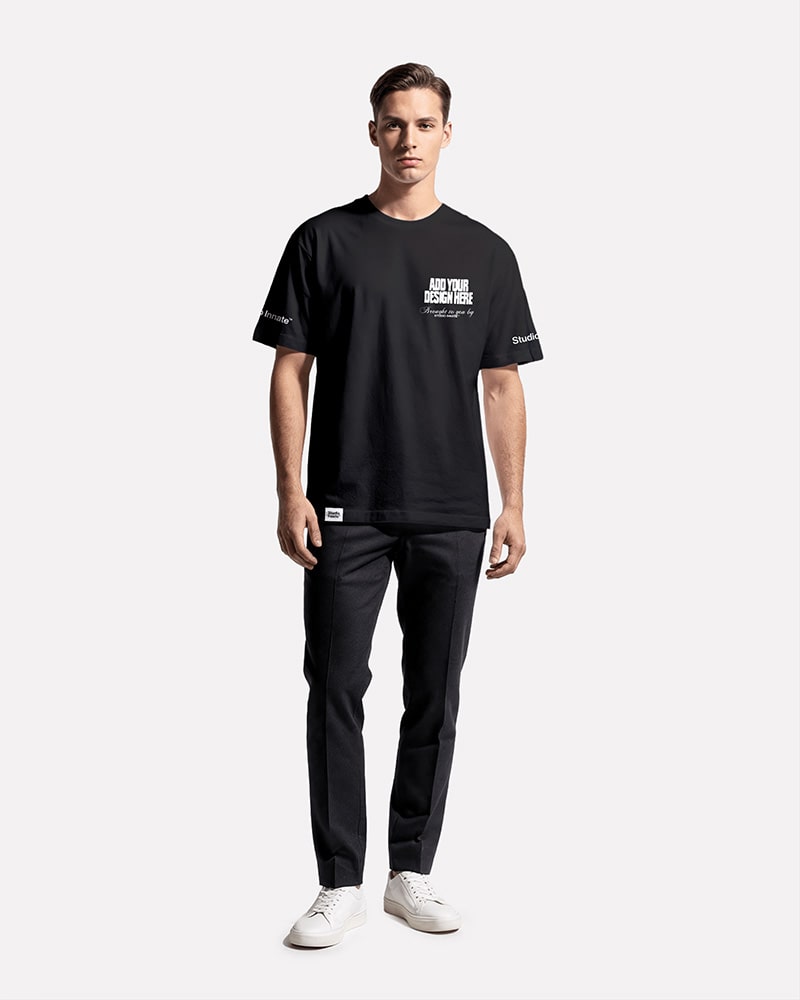 Full Height T-Shirt (Front) - Studio Innate